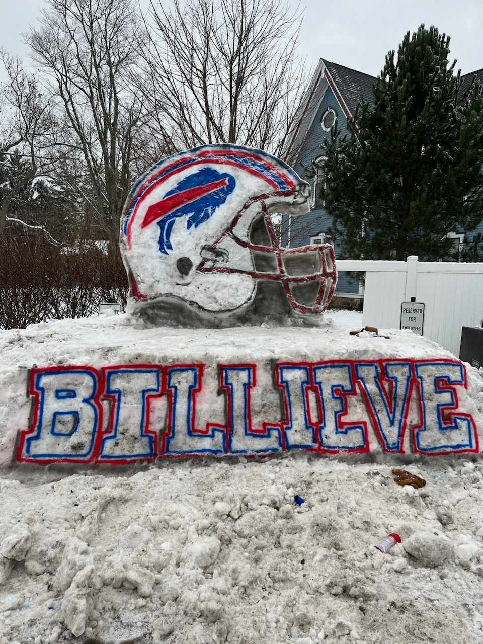 Mayville Snow Sculpture Has Fans Ready To ‘Billieve’ | News, Sports ...